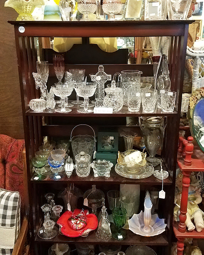 Crystal and glass catch the light like diamonds, proving our ancestors knew how to make everyday items sparkle.