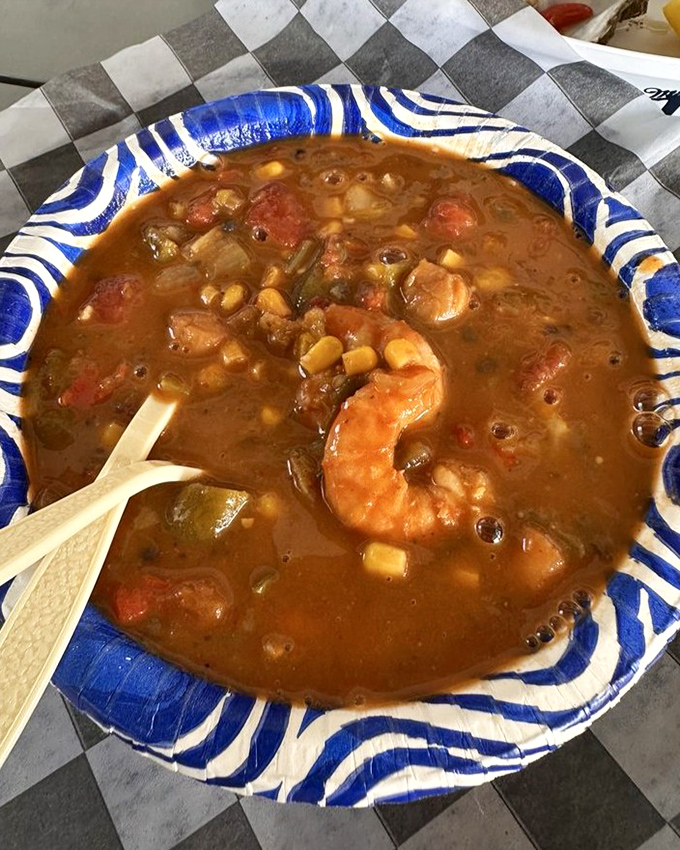 Gumbo that could settle family feuds&mdash;rich, complex, and loaded with enough seafood to make you forget whatever you were arguing about.
