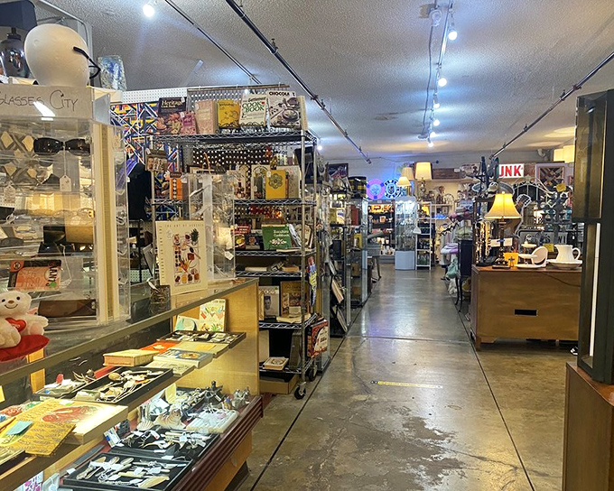 Aisles of carefully curated vendor booths create a labyrinth of nostalgia where getting lost is half the fun.