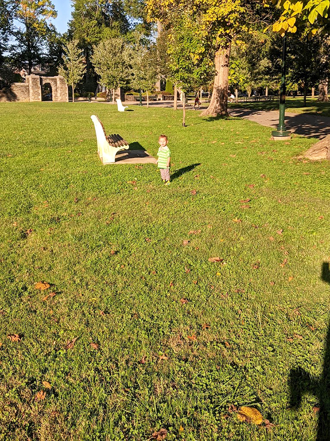The bench that's seen it all. From first dates to family gatherings, these simple seats have hosted generations of Huntington's precious moments.