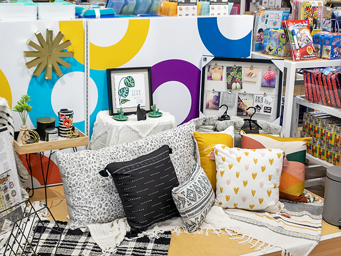 Pillow paradise! This cozy display could transform any couch from "meh" to magazine-worthy without the interior designer price tag.