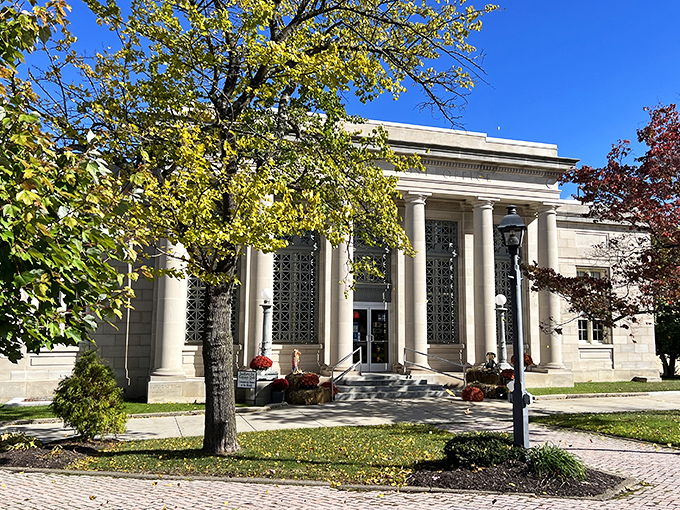 This stately building isn't just Bedford's post office&mdash;it's a community cornerstone where locals exchange news that would never make it to social media.