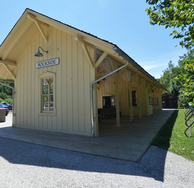 The river stretches toward distant hills like a blue ribbon unwinding across Ohio's landscape—no filter needed for this natural masterpiece.