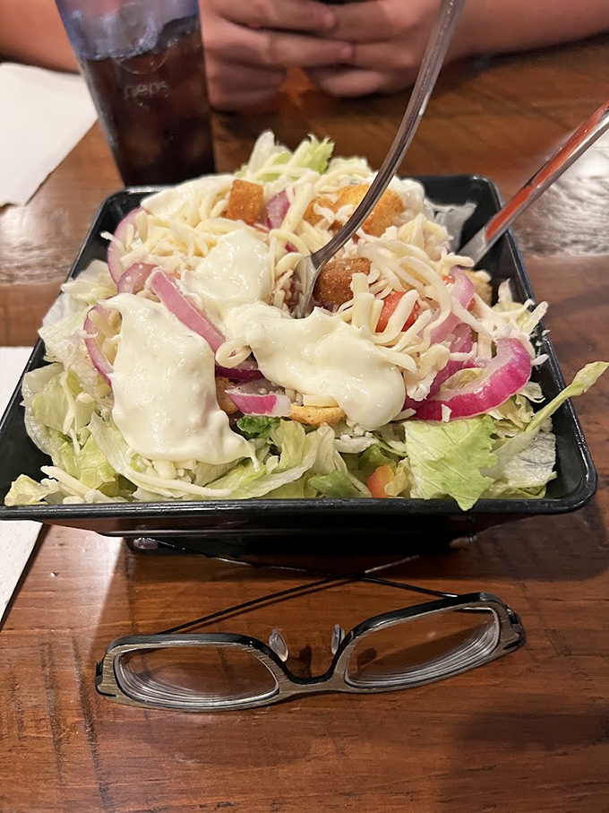 Even the salads here come with an attitude &ndash; fresh greens playing host to a party of toppings that refuse to be called "just a salad."