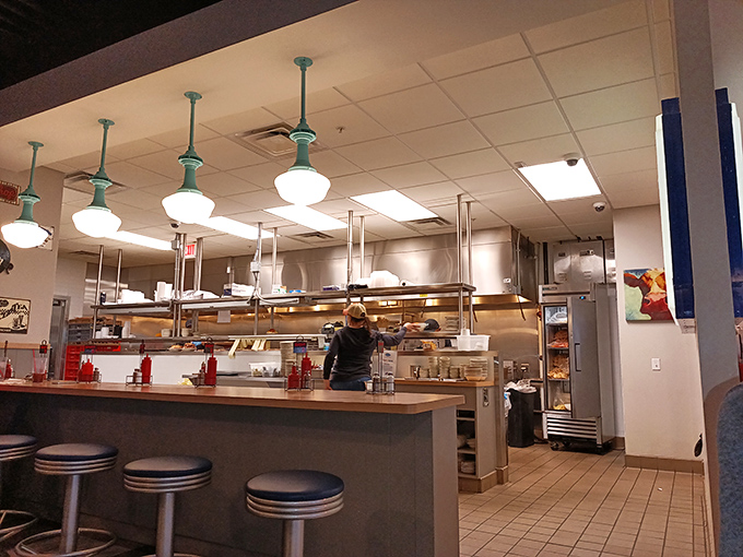 The kitchen at Blue Ash operates with the precision of a Swiss watch, if Swiss watches produced Cincinnati chili and double-deckers instead of telling time.