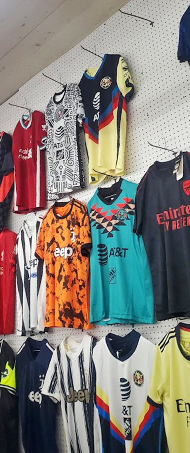 Soccer jersey heaven! From Barcelona to Liverpool, wear your team pride without the international airfare or premium stadium prices.