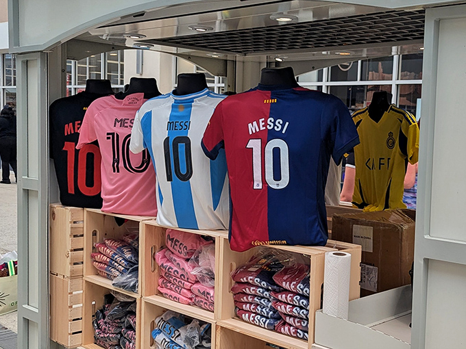 Messi business indeed. Sports fans score big with these jerseys, proving shopping isn't just for those who prefer fashion over football.