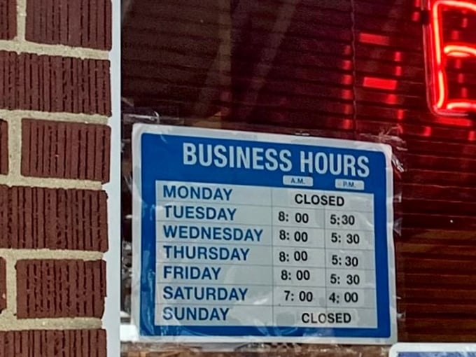 These hours aren't a suggestion &ndash; they're a schedule worth planning your entire week around. Monday blues? There's a reason.