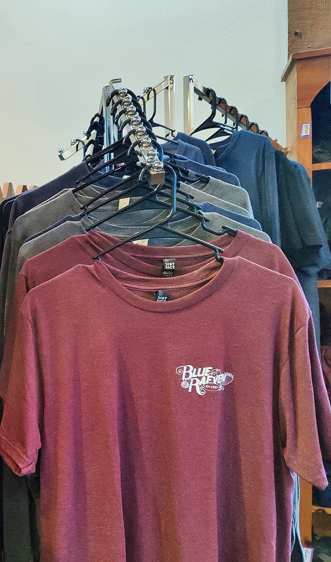 Wear your pie pride! Blue Raeven merch lets you take the farmstand spirit home, long after the last crumb is gone.