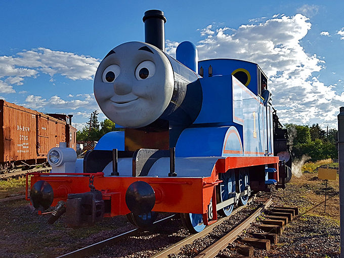 Thomas the Tank Engine grins knowingly, having successfully bridged the gap between children's literature and America's railroad heritage.