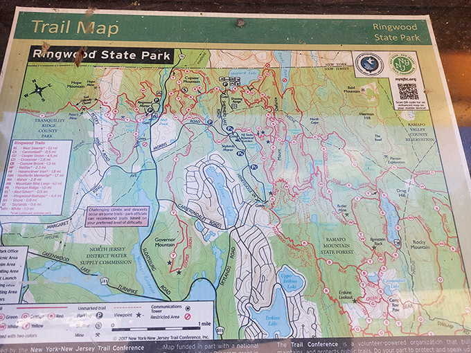 This trail map promises adventures that your fitness tracker will count and your Instagram followers will envy.