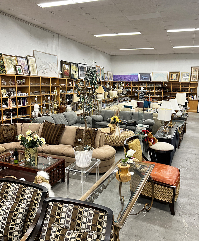 Kitchen appliance heaven where coffee makers dream of brewing again. That Krups machine is just waiting to jumpstart someone's morning routine.