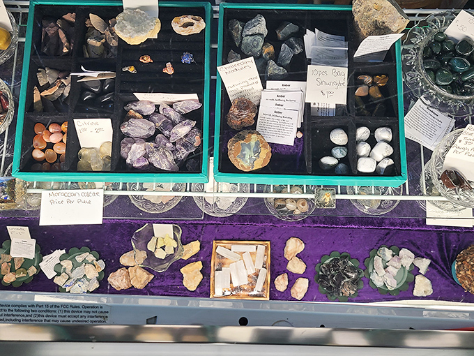 Earth's treasures, neatly categorized. These crystals and minerals offer both scientific wonder and that "shiny thing" appeal we never outgrow.