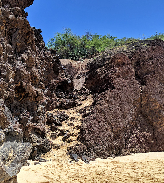 The path less traveled often leads to the best views. This volcanic trail promises adventure with every step.
