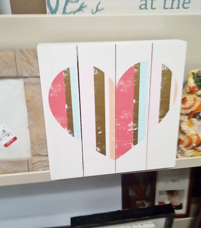 Heart art that speaks volumes without saying a word. The perfect wall accent for romantics and home d&eacute;cor enthusiasts alike.