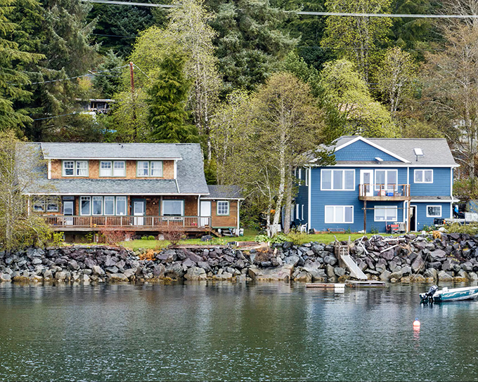 Coastal living doesn't get more authentic than these waterfront homes, where residents measure wealth in sunrises rather than square footage.