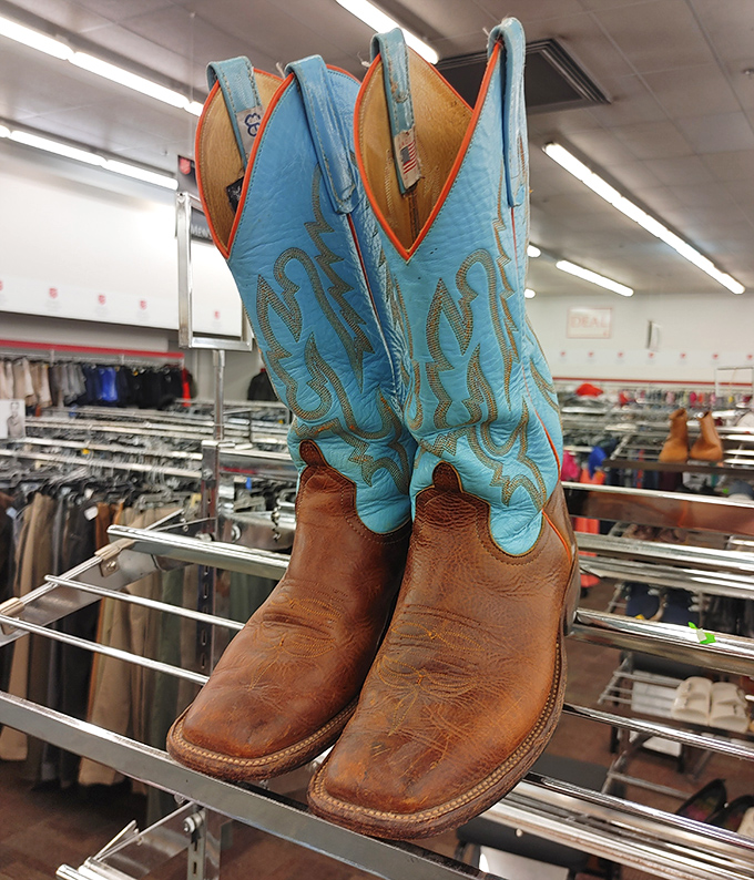 These two-toned cowboy boots have kicked up dust at Oklahoma rodeos and danced in honky-tonks&mdash;now they're ready for your next adventure.