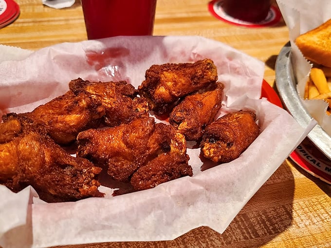 These wings aren't just fried; they're transformed. Crispy on the outside, juicy within&mdash;they're the kind that make you forget napkins exist until it's too late.