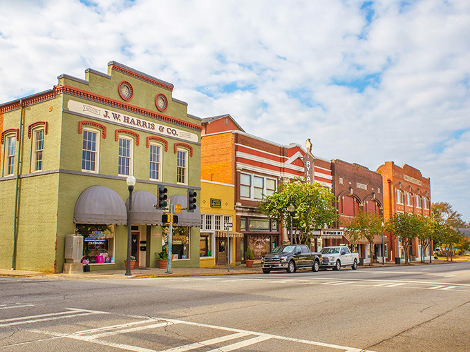 Americus' impressive Windsor Hotel dominates the skyline with Victorian grandeur that whispers tales of bygone elegance.