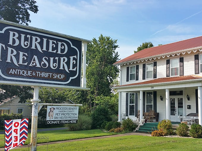 When your thrift store is housed in a charming colonial home, you know you're in for something special.