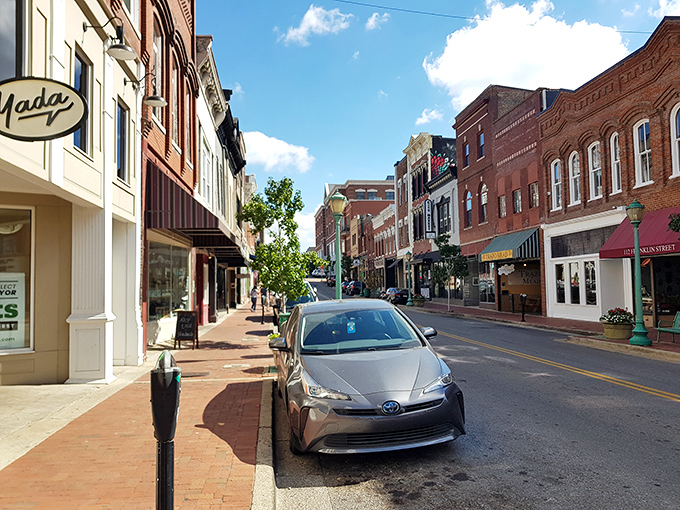 Military precision meets civilian savings in a downtown built for families on budgets.