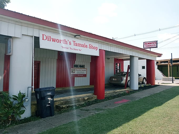 Dilworth's drive-through setup is like a tamale ATM &ndash; quick service for your cornhusk-wrapped cash withdrawal of deliciousness.