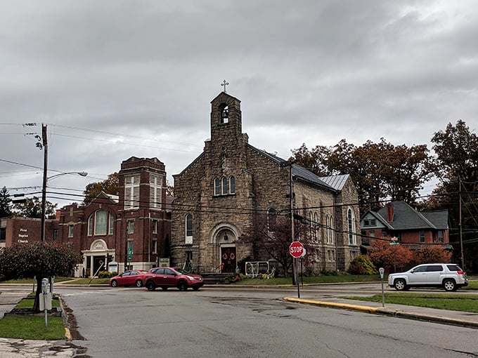 Elkins’ grand church harks back to a time when attending services was a special, elegant occasion.