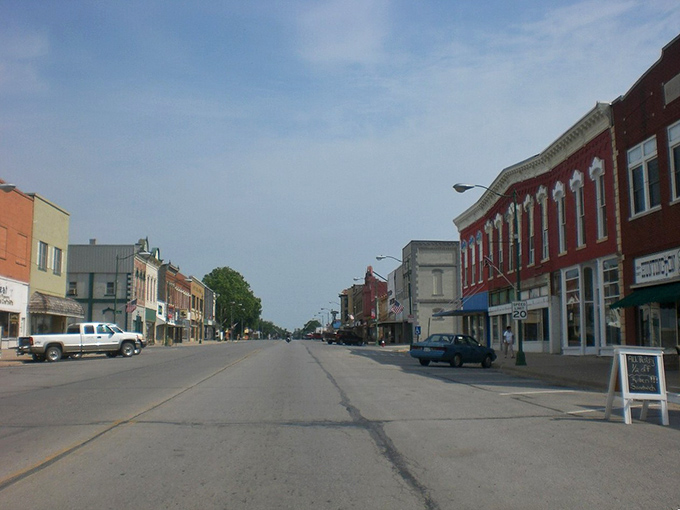 Eureka's main street offers that classic American scene&mdash;where your Social Security check stretches as far as the horizon.