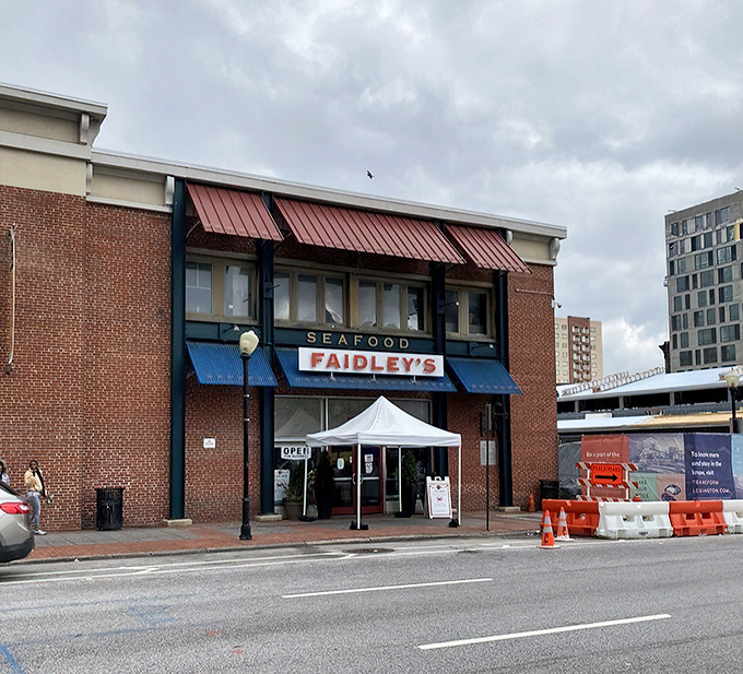 Faidley's storefront might be simple, but what's inside is seafood legend. Those crab cakes have made food writers weep with joy!