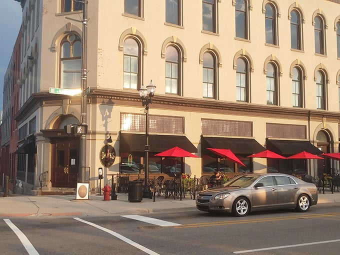 Jake's historic brick building has witnessed generations of Saginaw diners falling in love with perfectly seared steaks.