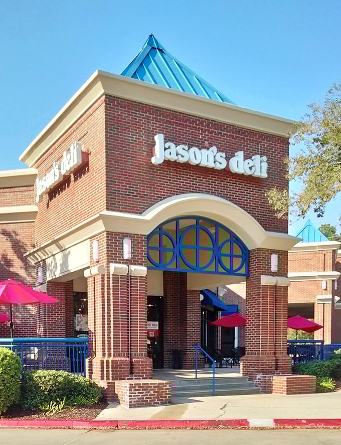 Familiar brick and blue accents signal consistent quality that busy families can always count on.