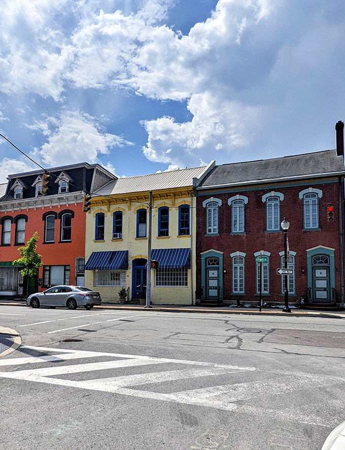 Lewisburg's vibrant downtown features buildings painted in colors that would make an artist's palette jealous, creating a living museum of architectural styles.