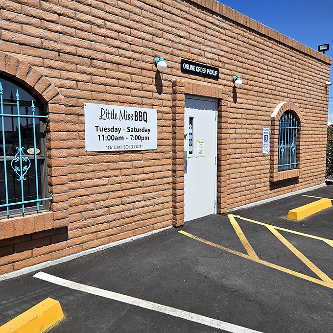 Little Miss BBQ's University location might look unassuming, but that smoker out back tells the real story.