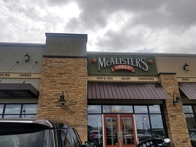 McAlister's stone-and-awning exterior brings a touch of polish to Laramie's sandwich scene.