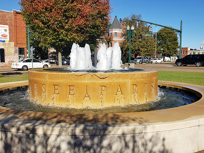 Paris, Tennessee boasts its own fountain square, proving you don't need to visit France to enjoy European-inspired charm.