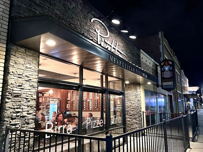 Sleek sophistication elevates pizza night into an elegant experience worth celebrating with friends.