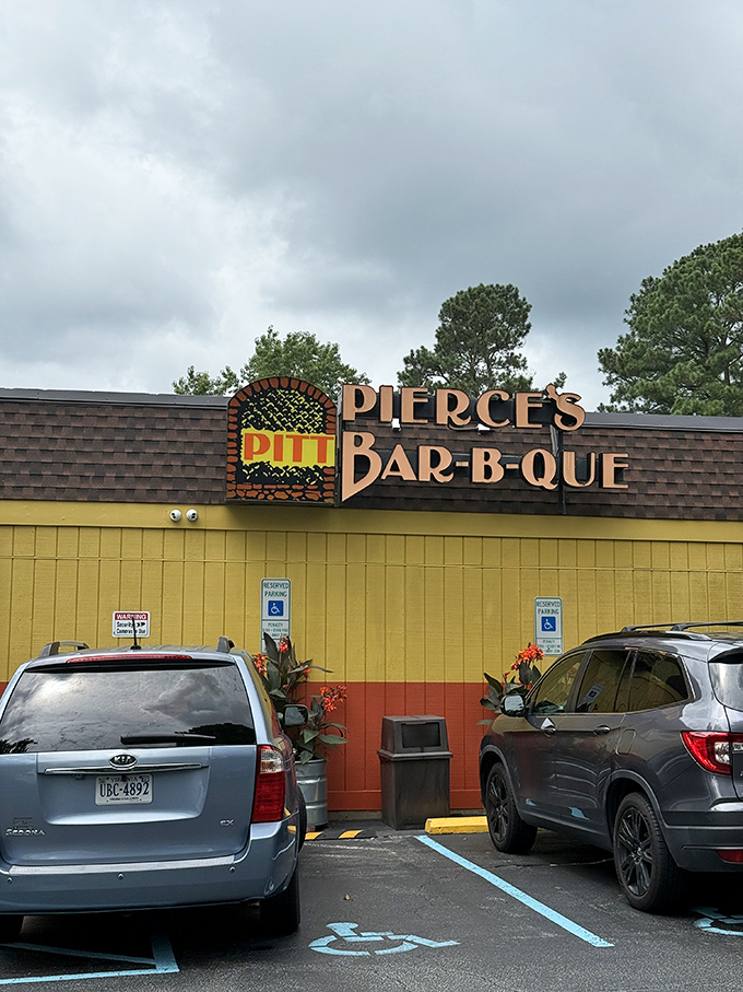 Decades of barbecue tradition live within these colorful walls where generations have gathered for smoky goodness.