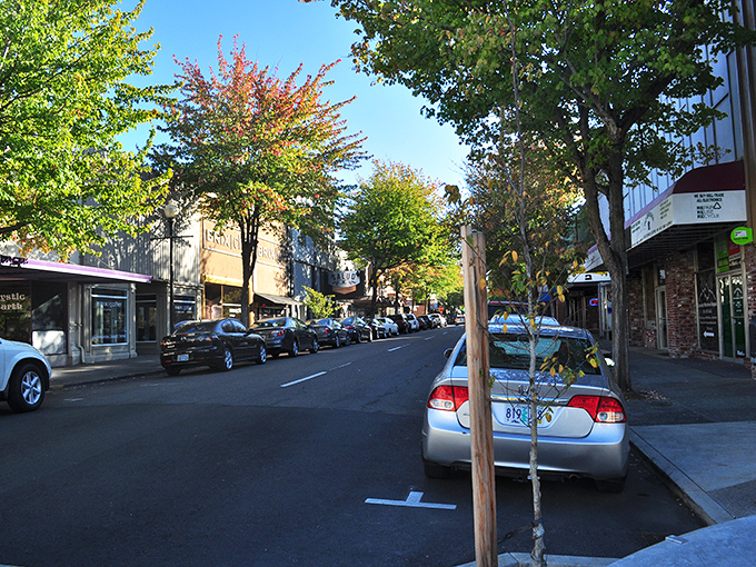 Roseburg's tree-lined streets offer a canopy of color and comfort. The kind of natural beauty that makes everyday errands feel like scenic drives.