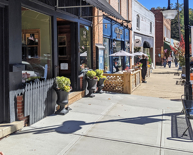 Saluda's main street hasn't changed much in a century, and that's exactly why we love it so much.