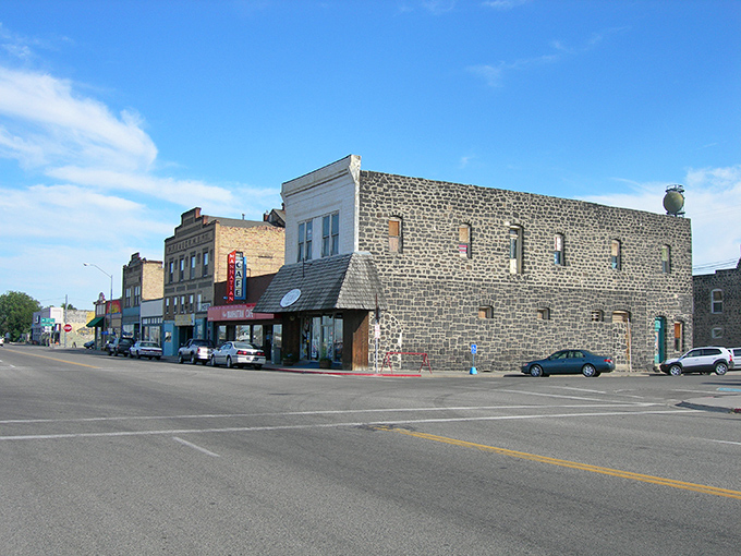Shoshone's distinctive stone architecture stands as a testament to the town's enduring character and rich western history.