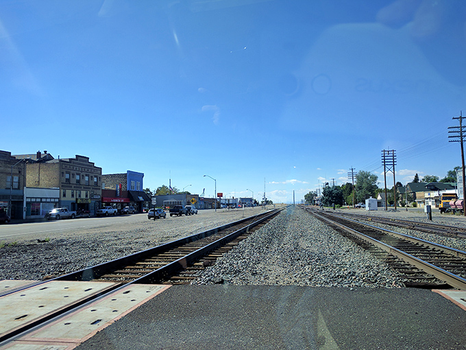 Shoshone's historic main street runs parallel to the railroad tracks that once brought the world to this corner of Idaho.