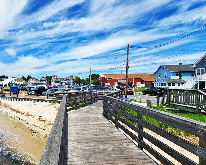 Shore living without shore prices! Somers Point's colorful buildings and Atlantic County charm offer affordable coastal retirement without the tourist markup.