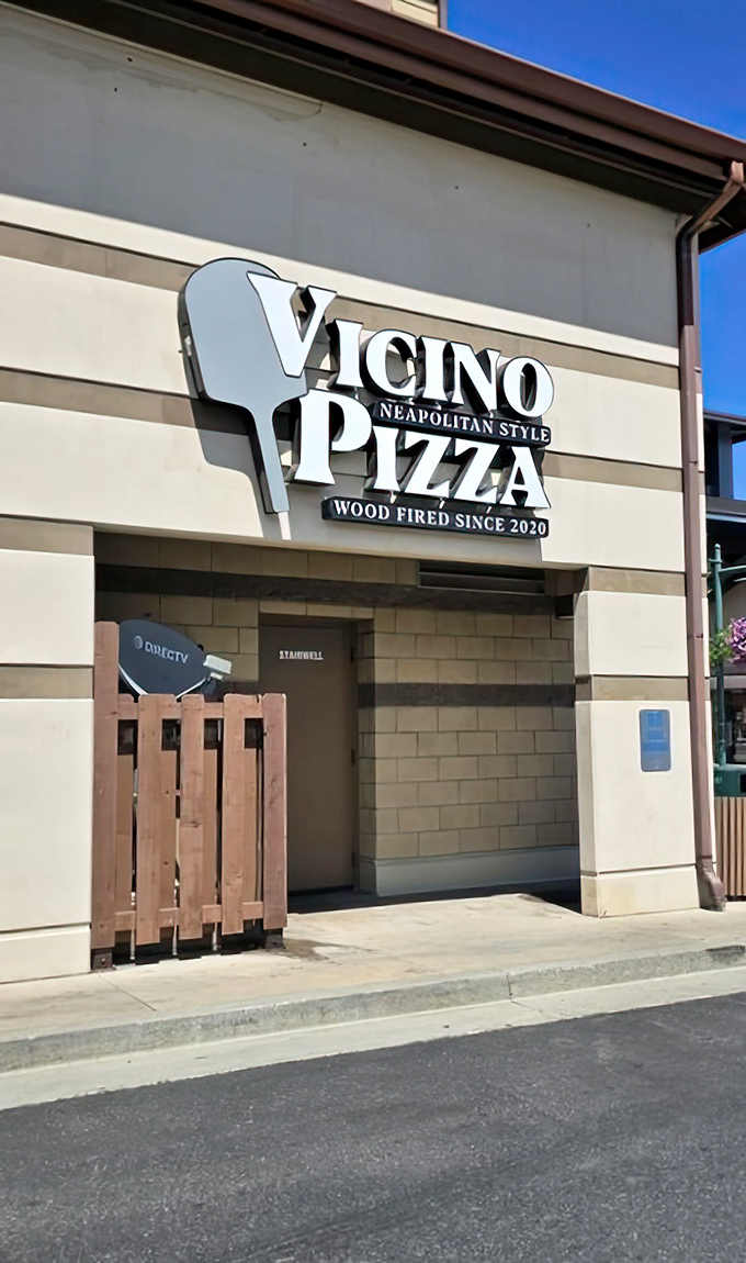 Vicino's sleek, modern signage gives just a hint of the Neapolitan magic happening inside this Coeur d'Alene newcomer.