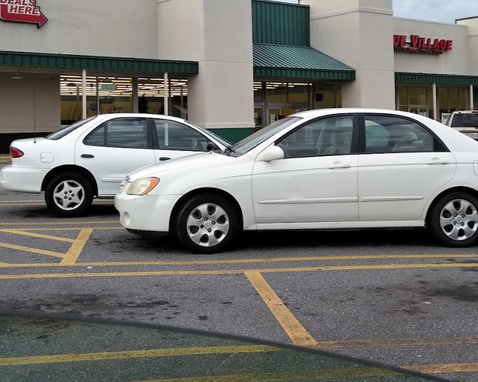 The parking lot tells the story - Carolina Value Thrift draws a steady stream of shoppers seeking deals in this unassuming strip mall location.