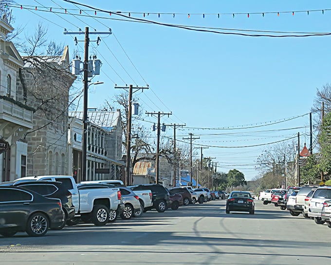 Frontier commercial architecture stands strong after 170 years of Hill Country heat and occasional cold snaps.