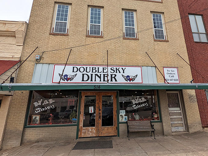 The wooden doors of Double Sky Diner have welcomed hungry Moody residents for generations. Where small-town charm meets big-time flavor in perfect harmony.