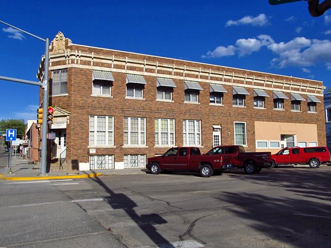 Douglas's impressive brick buildings speak of history and permanence, much like the town's reputation for reasonable living costs.