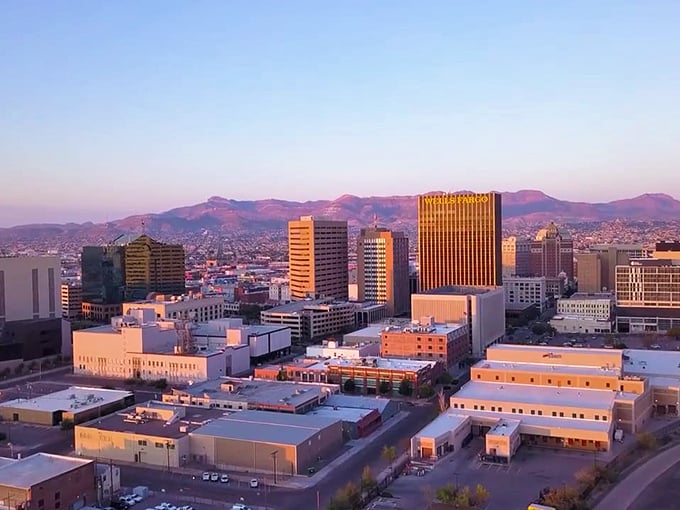The mountains surrounding El Paso create a dramatic backdrop for this border city where cultures blend as seamlessly as the horizon.