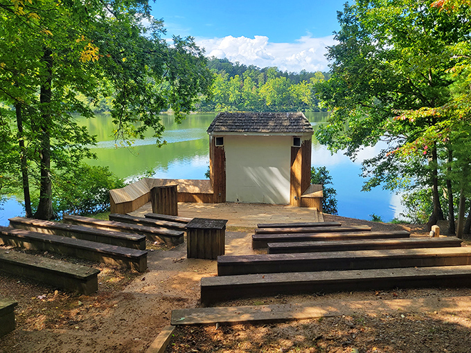 Dock of dreams! These wooden pillars stand at attention, guarding the gateway to aquatic adventures.
