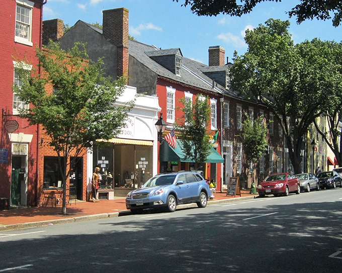 Tree-lined streets create a picturesque setting in Fredericksburg. This Wayne County gem balances Amish influence with German heritage.